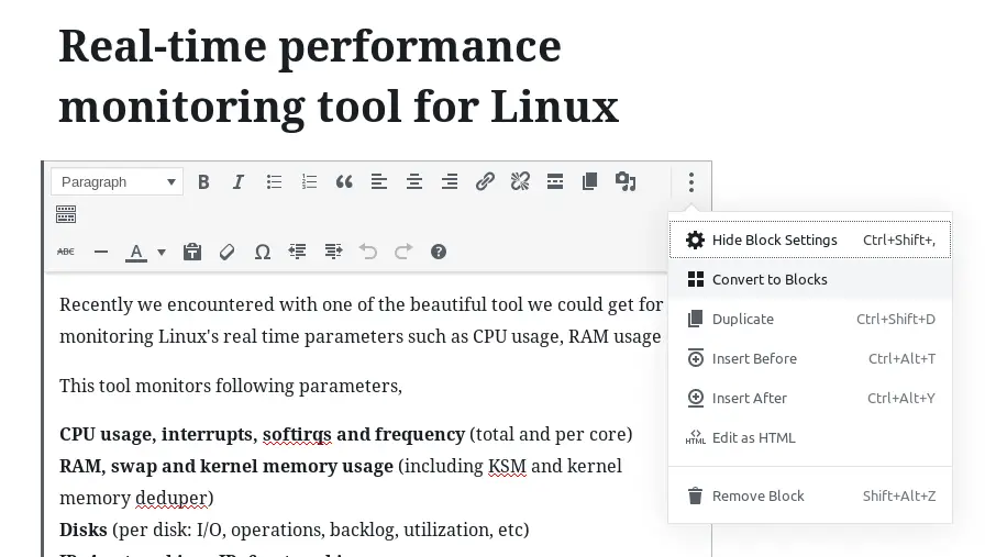 How To Convert Existing Wordpress Posts Classic Editor To Gutenberg