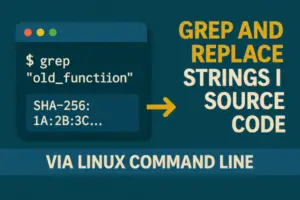 How to Grep and Replace Strings in Source Code via Linux Command Line (Fast & Easy)