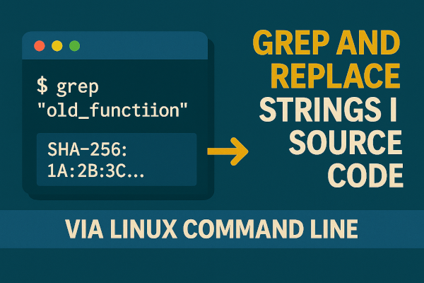 How To Grep And Replace Strings In Source Code Via Linux Command Line 9004