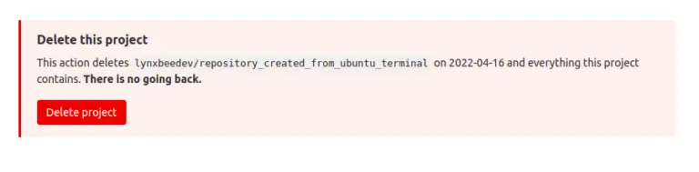 How To Delete Gitlab Project Lynxbee Linux Embedded Android Wordpress Seo Digital
