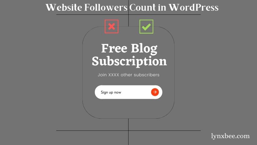 Solved : WordPress Subscriber, Follower Count is Incorrect - Lynxbee – Linux, Embedded, Android ...