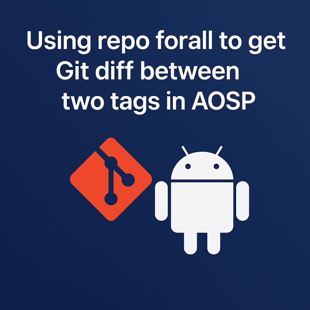 How to Use repo forall to Get Git Diff Between Two Tags in AOSP