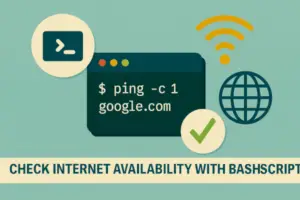 Check Internet Connection Using Bash Script (Simple & Effective Guide)